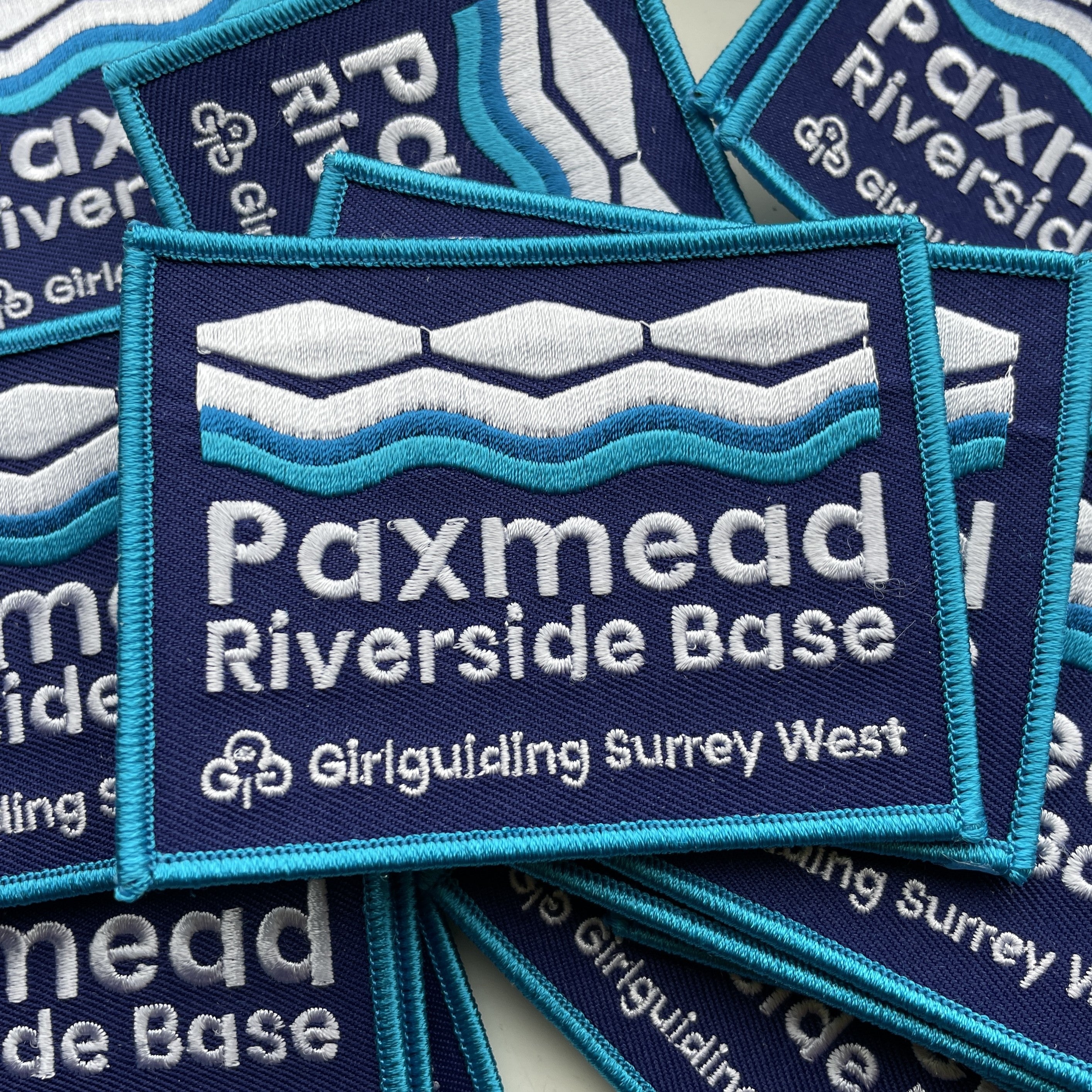 Paxmead Riverside Base - Embroidered logo badge – Girlguiding Surrey West